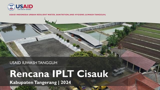 Bahan Tayang FS IPLT - Usulan Teknologi IPLT Kota Tangerang Selatan | PPTX