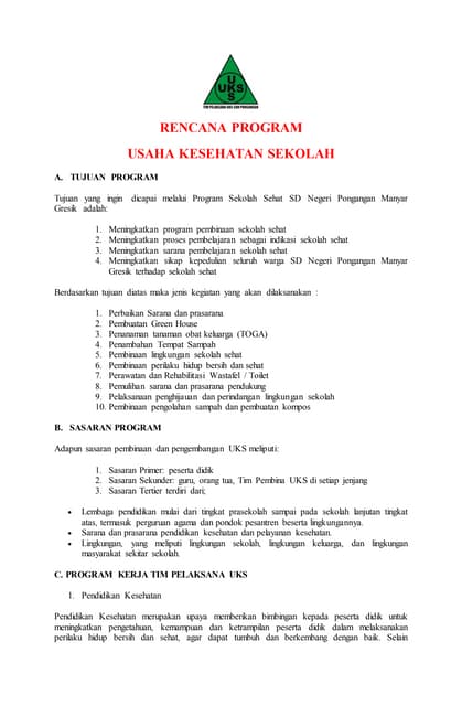 FORMAT BUKU KUNJUNGAN UKS | DOCX