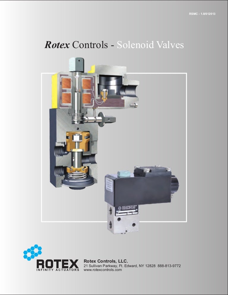 ROTEX Controls Condensed Industrial Solenoid Valve Catalog