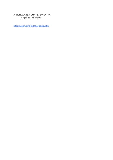 Tenha uma Renda Extra | PDF