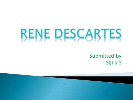 Rene descartes power point | PPT