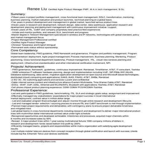 Renee 2020 resume ch dc | PDF