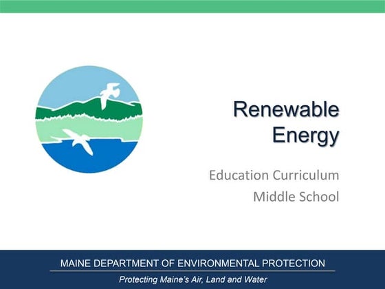 Presentation renewable energy resources | PPT