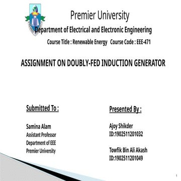Doube fed induction generator whole .pptx