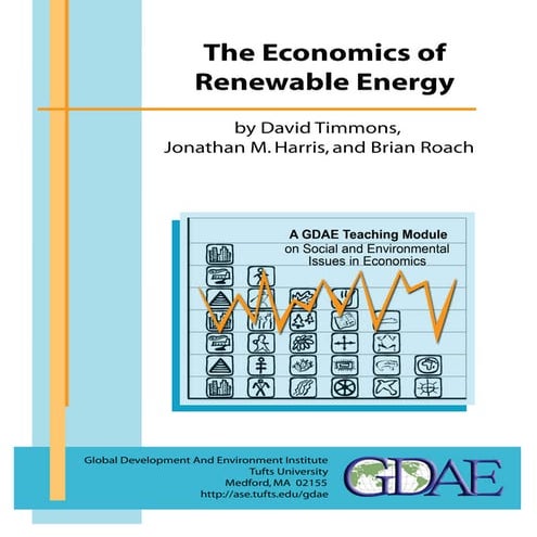 Renewable energy economics | PDF