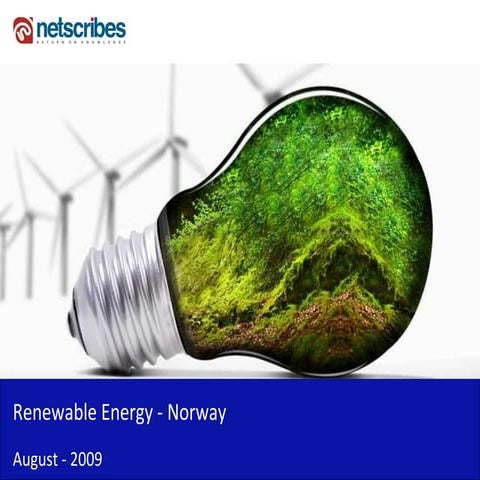 Renewable Energy - Norway - Sample | PDF