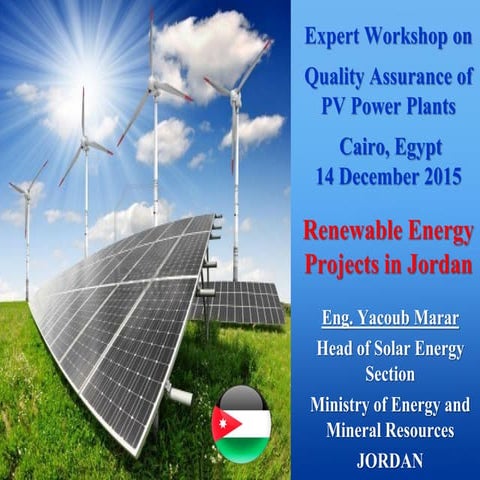 Renewable energy projects in jordan | PDF