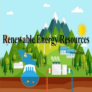 Renewable energy resources | PPT