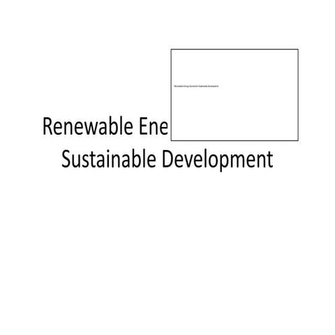 Harnessing Renewable Energy Sources for Sustainable Development Goals ...