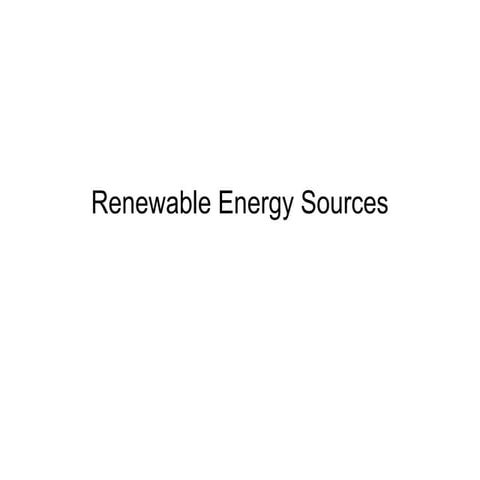 Renewable Energy Sources and Explore key aspects of performance engine ...