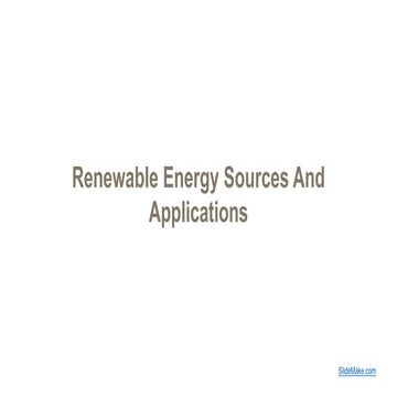 Renewable Energy Sources And Applications.pptx