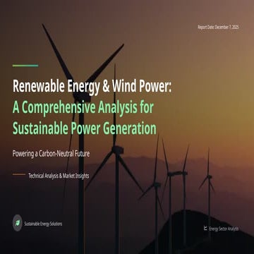 Renewable Energy & Wind Power_ A Comprehensive Analysis for Sustainable ...