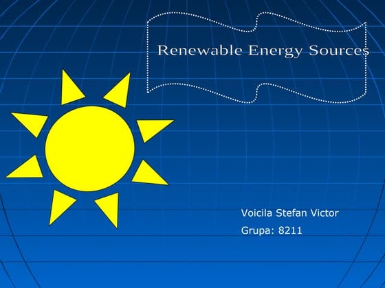 Renewable Energy Sources | PPT