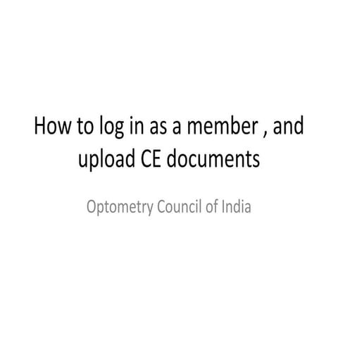 OCI regestration | PPT