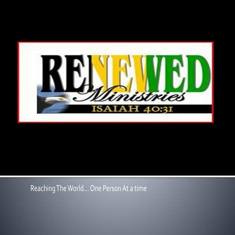 Renewed ministries overview | PPTX