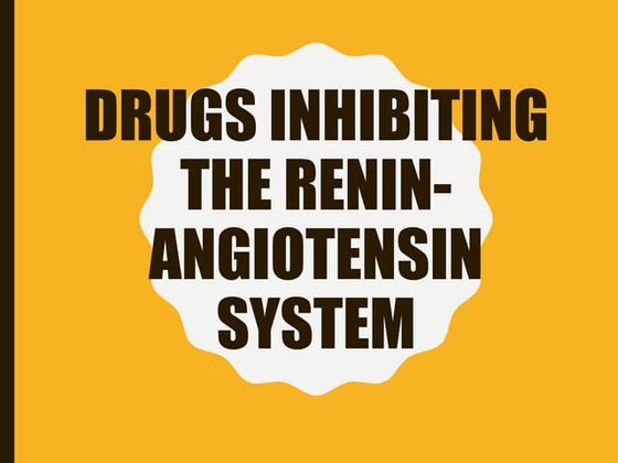 Renin angiotensin aldosterone system | PPTX | Heart and Cardiovascular ...