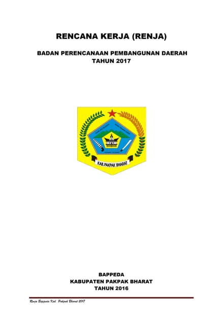 Versi 2 Sekelumit Panduan Ringkas Penyusunan Renja Perangkat Daerah ...