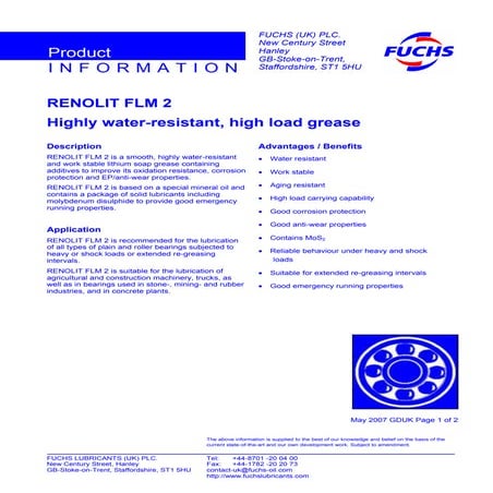 Renolit flm 2 | PDF