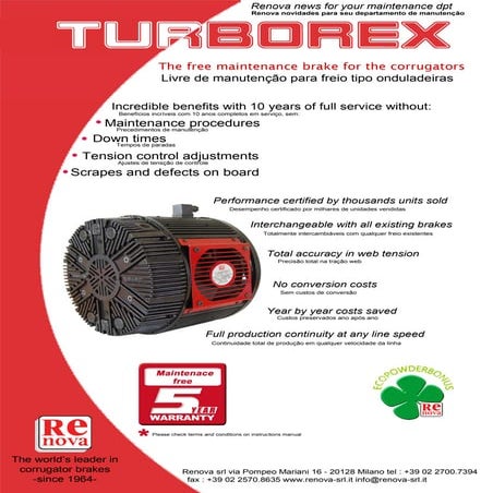 Renova turborex brakes freios pneumaticos | PDF