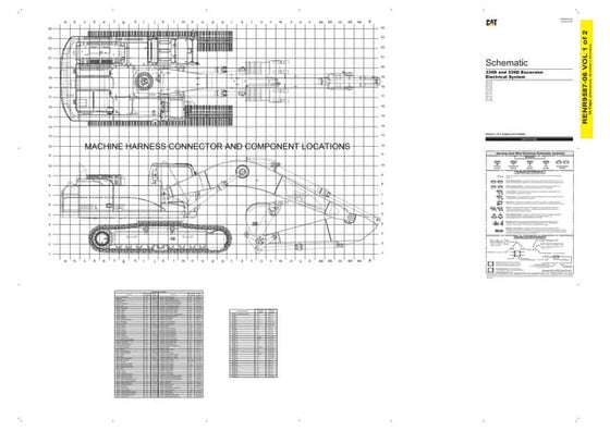 PLANO ELECTRICO CAT GENSET 3500B Renr98450001 | PDF | Automotive