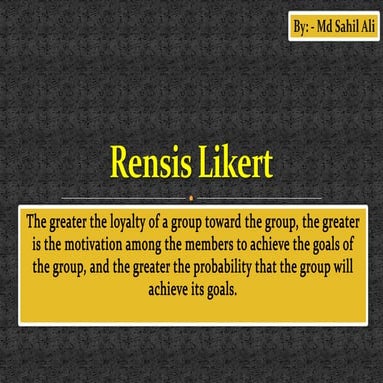 Rensis Likert System 4 Likert Scale Surveys: Definition, Examples