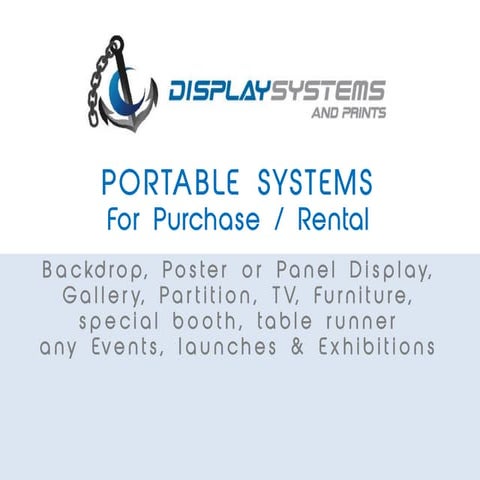 Reach out to your target audiences with any of our portable systems | PDF