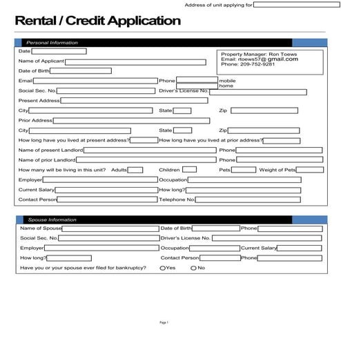 Rental Application_Fillable.pdf best all | PDF