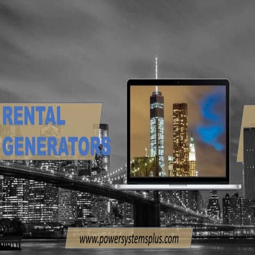 Rental generators | PPT