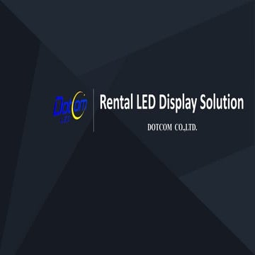 Rental led display dotcom | PPT