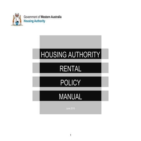 Rental policy manual | PDF