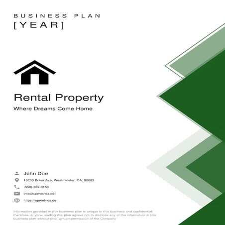 Rental Property Business Plan Example | PDF