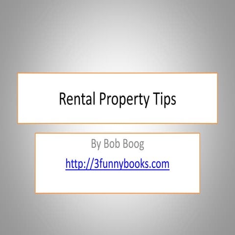 Rental property tips | PPT