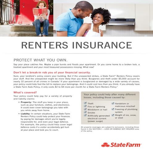 Renters Insurance Oakville | PDF