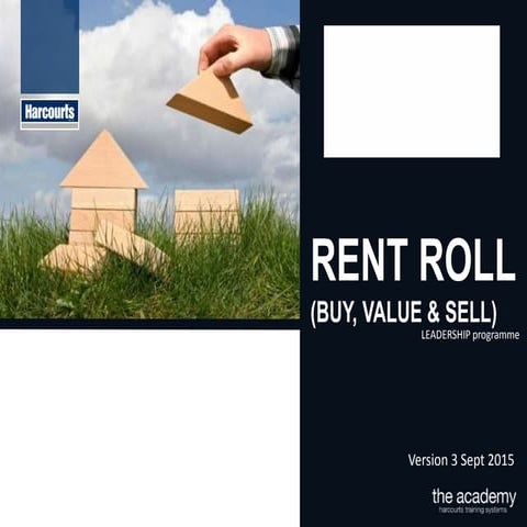 Rent roll - buy, value and sell - v3 | PPTX
