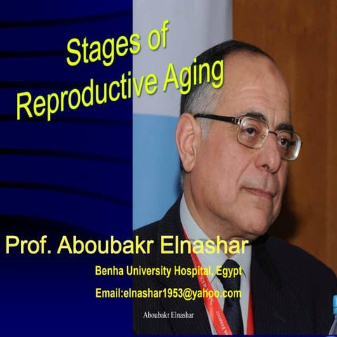 Stages of Reproductive Aging | PDF