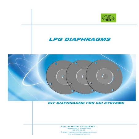 Repair kits for LPG reducers | PDF