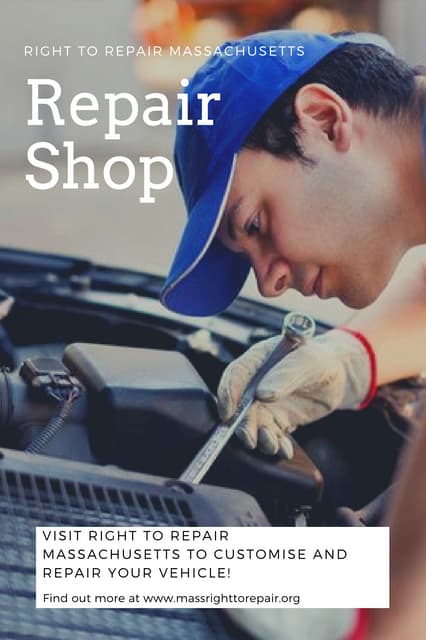 Right to repair massachusetts | PDF