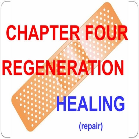 General pathology Healing repair and regenration | PPTX