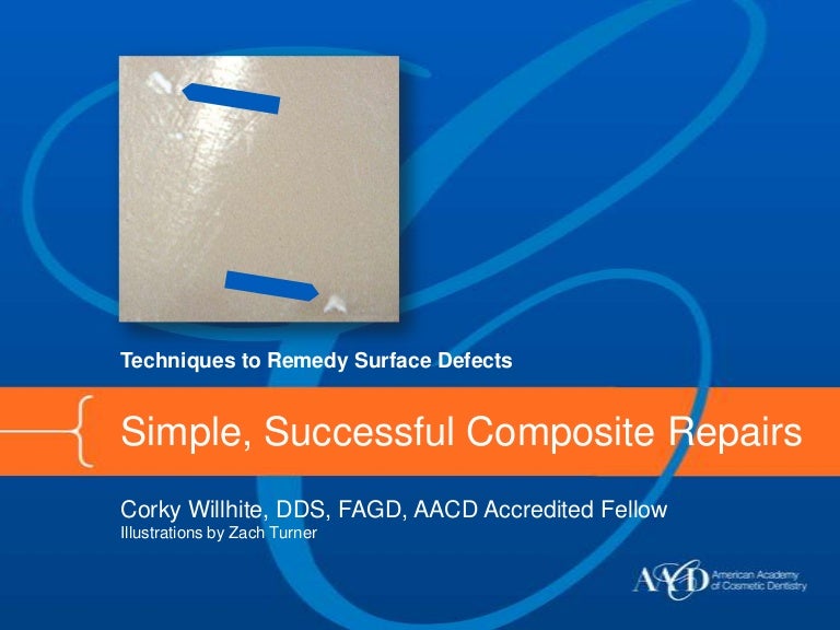 Repairing Composite Defects Repairing Composite Defects