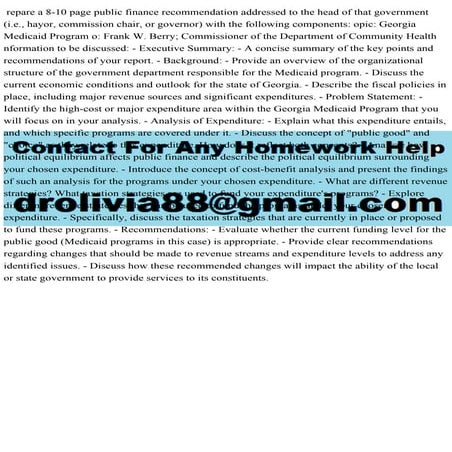 repare a 8-10 page public finance recommendation addressed to the hea.pdf