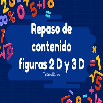 Repaso de figuras 2D y 3D ............... | PPTX