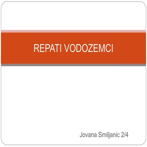 Repati vodozemci | PPT