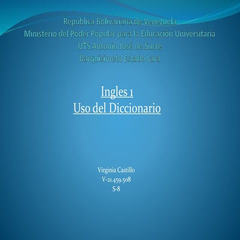 Dictionary use | PPTX