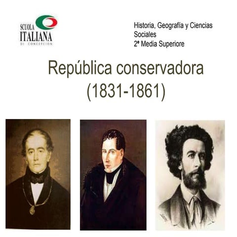 República conservadora (1831 1861) | PPTX
