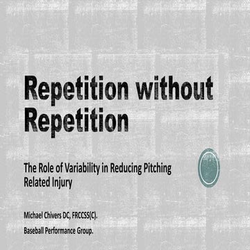 Repetition without repetition | PPTX