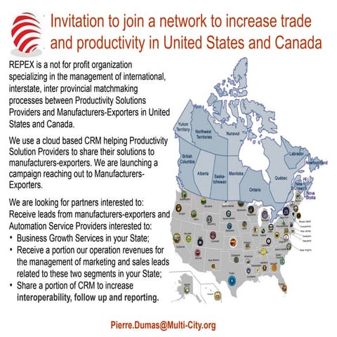 REPEX - Network Partner for Trade in United States and Canada | PDF