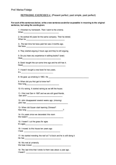 B1 verb-tenses-review-12-grammar-drills-tests 94314 | PDF