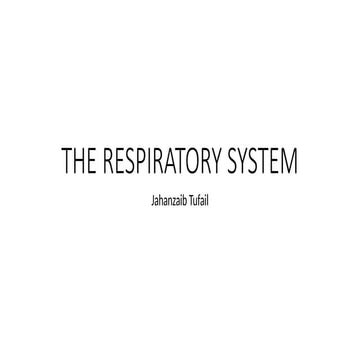 Lecture13 microscopic structure of the respiratory | PPT