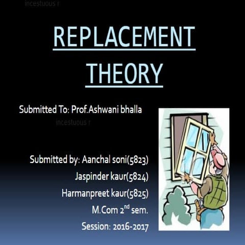 Replacement theory | PPT