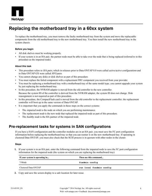 How to shutdown and power up of the netapp cluster mode storage system | PPTX